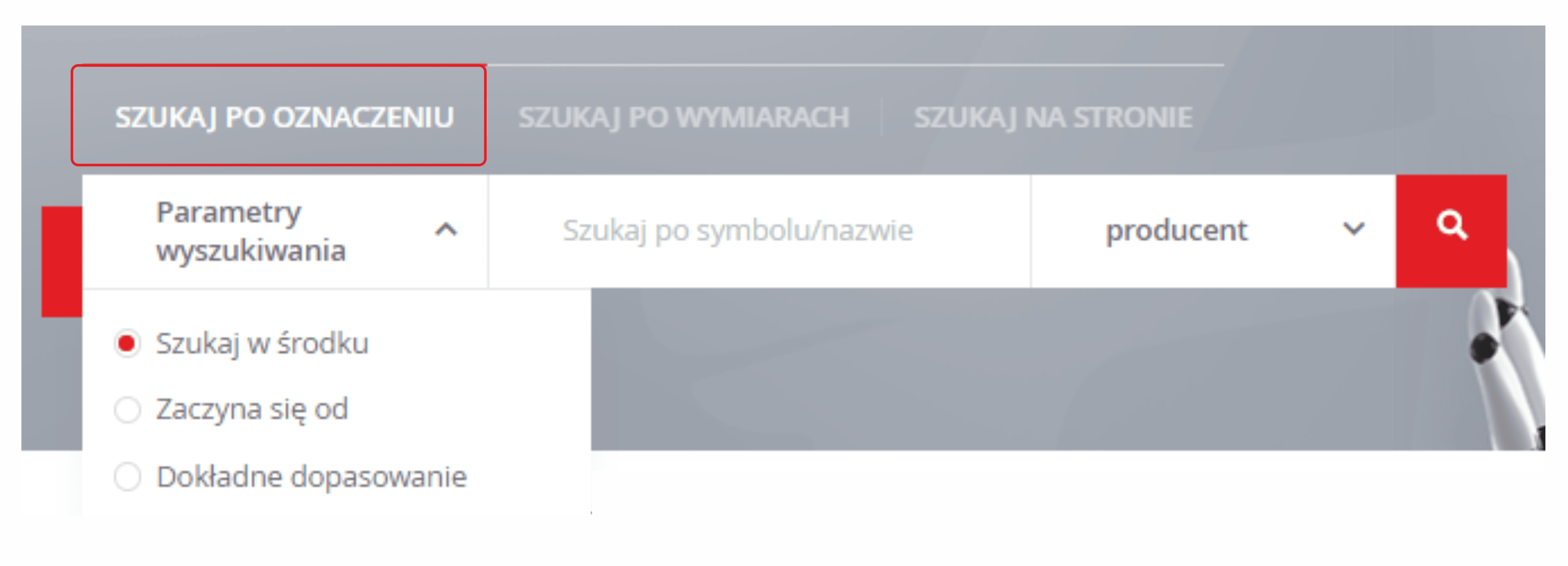 Albeco - www.albeco.com.pl - Nowa strona - wyszukiwanie produktów