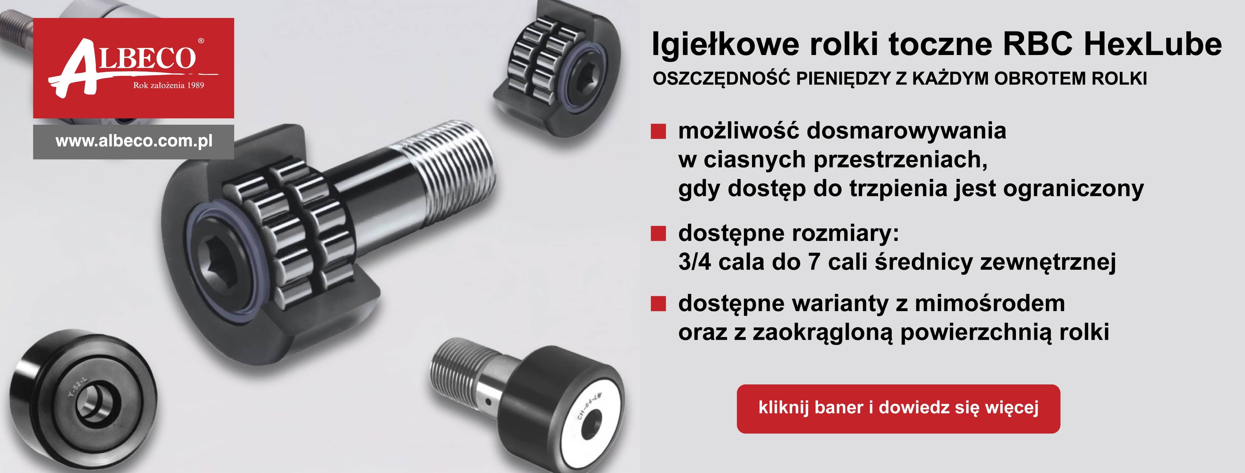 Albeco - www.albeco.com.pl - Rolki toczne firmy RBC