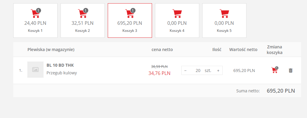 Albeco - www.albeco.com.pl - Nowa strona - multikoszyk