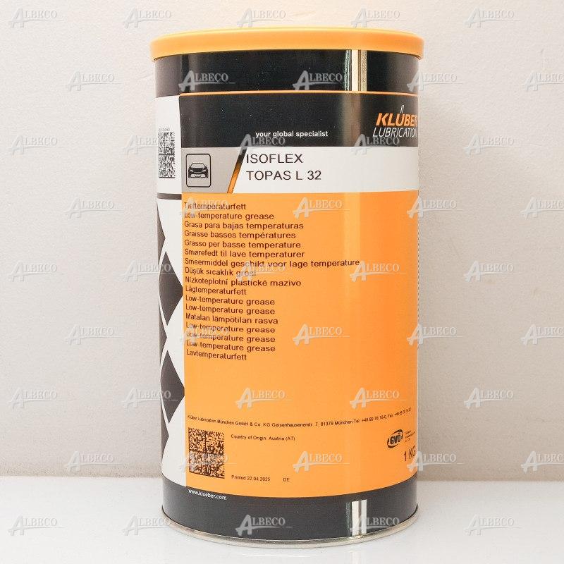 Albeco - www.albeco.com.pl - ISOFLEX TOPAS L32 (1kg) KLUBER LUBRICATION ...