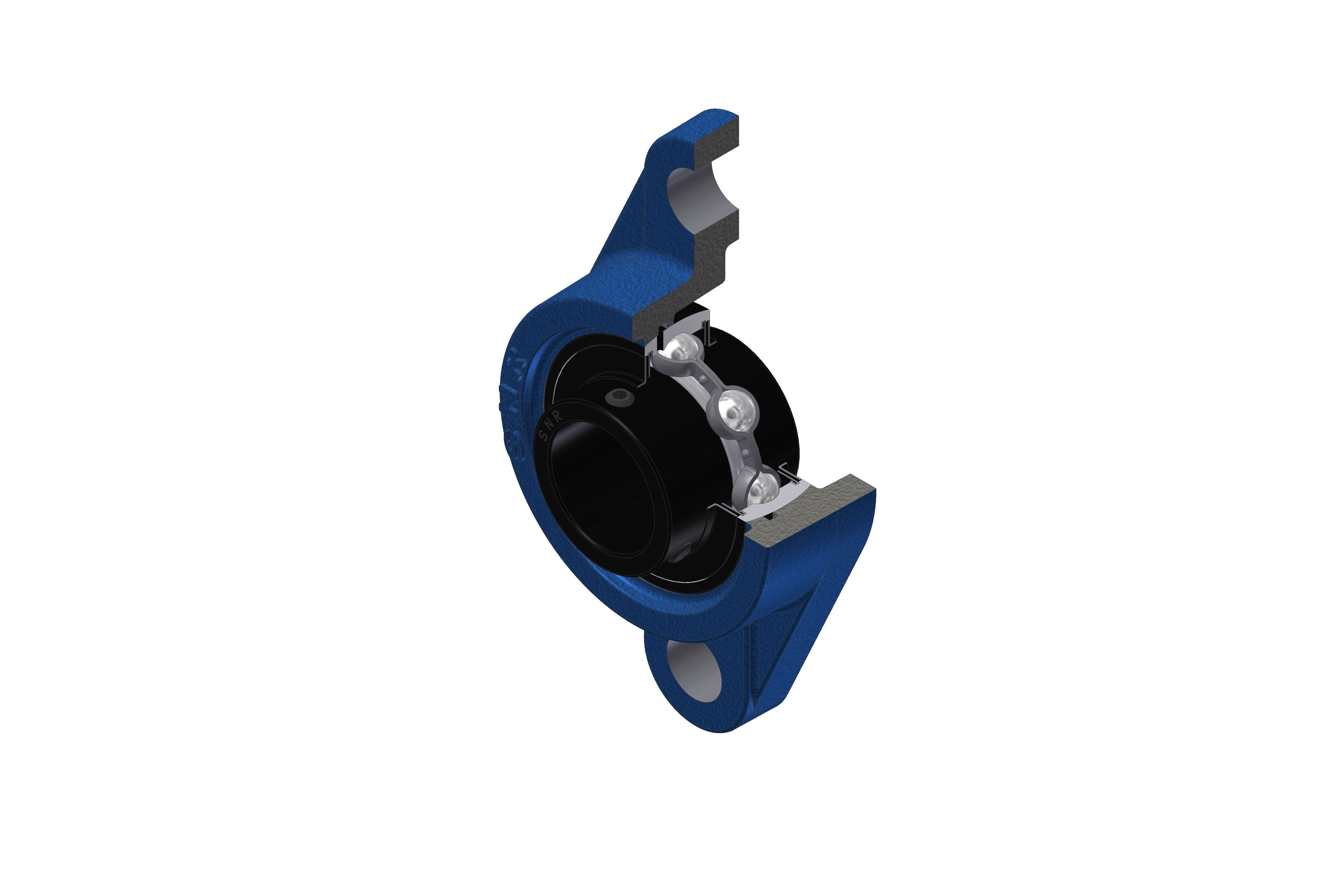 Albeco - www.albeco.com.pl - UCFL208HT2D1 NTN - Zespół z oprawą żeliwną (temp. pracy: max. 180°C)