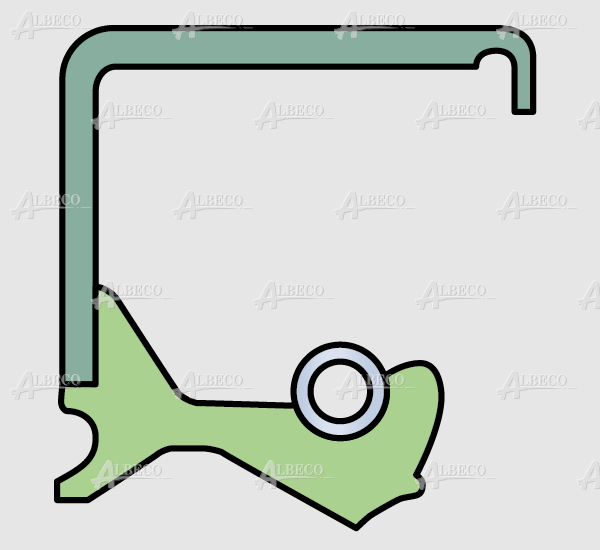 Albeco - www.albeco.com.pl - 14876 SKF - Uszczelnienie dwuwargowe