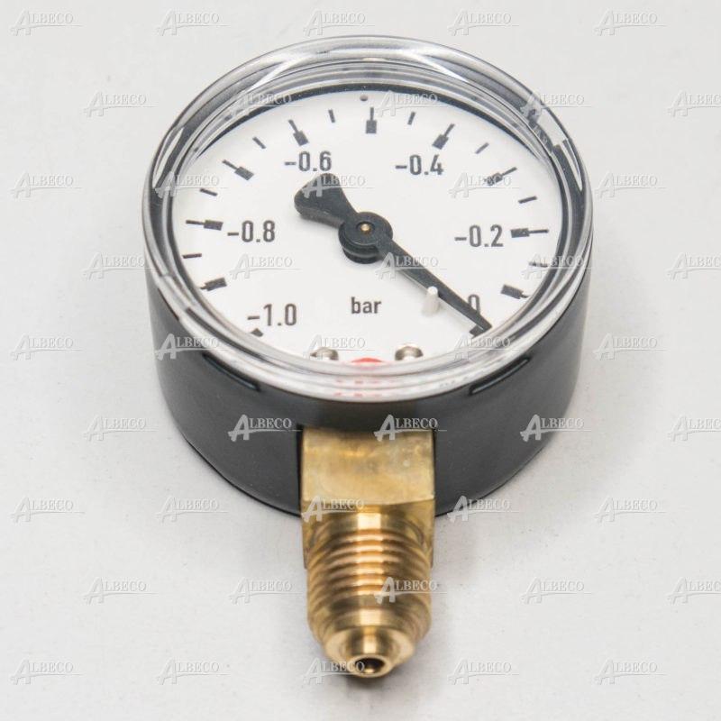 Albeco - www.albeco.com.pl - Manometr dolny radialny, obudowa 50, -1÷0 bar, 1/4" - Manometr ...