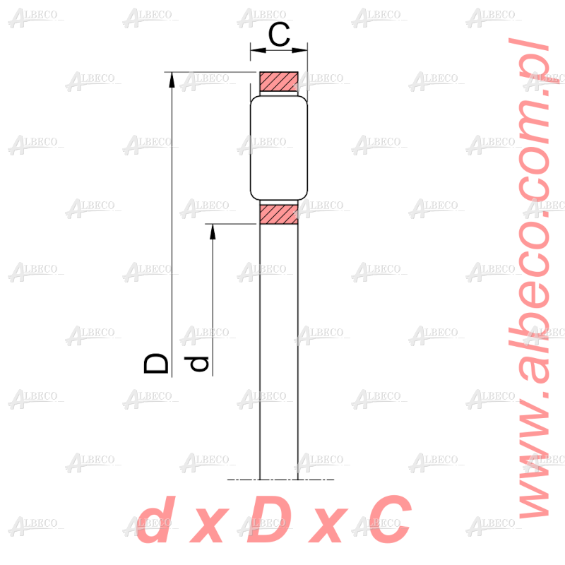 Albeco - www.albeco.com.pl - AXK 5070 SKF - Wieniec oporowy