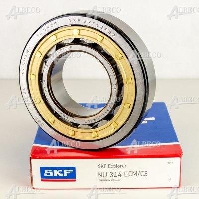 Albeco.com.pl - the best maintenance store - NU 314 ECM/C3 SKF - Single row cylindrical roller ...