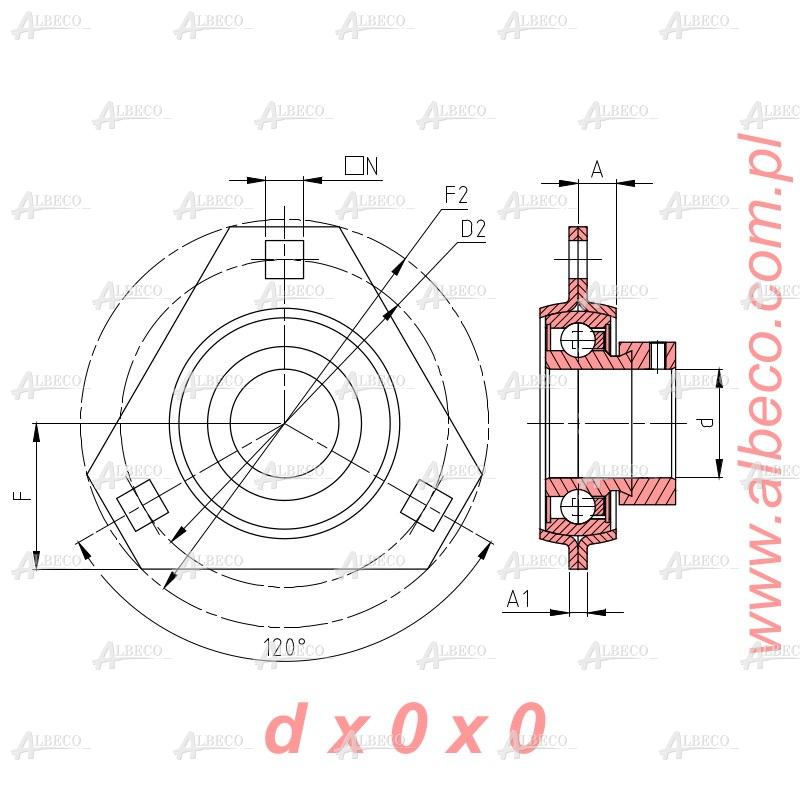 Albeco - www.albeco.com.pl - RALTR20-XL INA - Zespół z oprawą blaszaną ocynkowaną