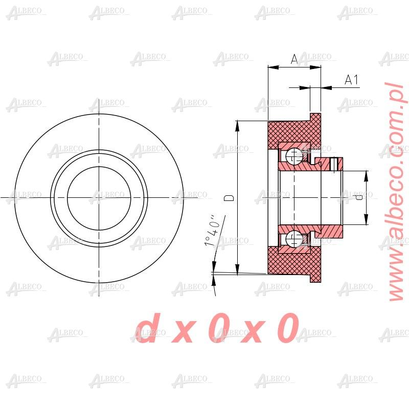 Albeco.com.pl - the best maintenance store - CRB25/70-XL INA - Radial insert ball bearing with ...