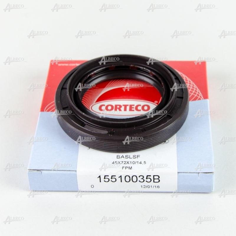 Albeco.com.pl - the best maintenance store - BASLVISF 45x72x10/14,5 CORTECO - Double lip seal