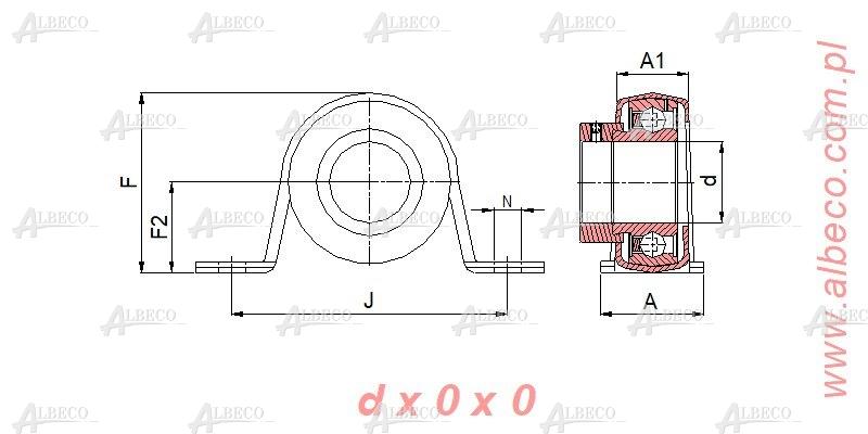 Albeco - www.albeco.com.pl - PB20-XL INA - Zespół z oprawą blaszaną ocynkowaną