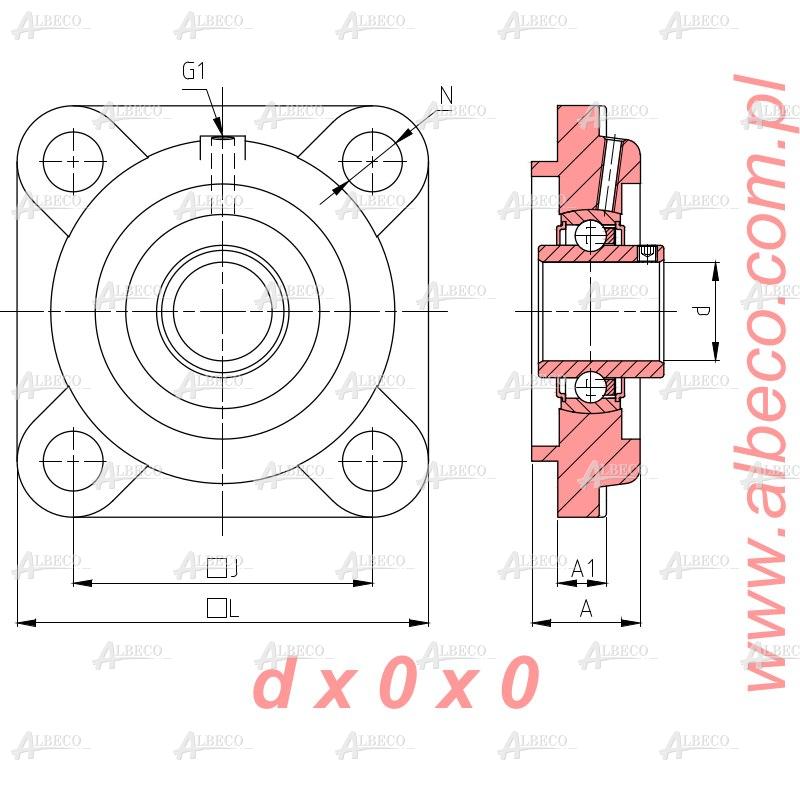 Albeco.com.pl - the best maintenance store - UCFS306 NKE - Cast iron ...