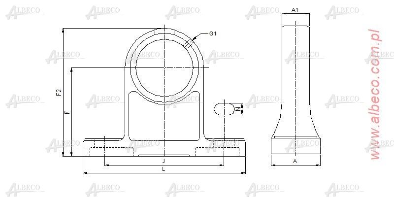 Albeco.com.pl - the best maintenance store - PH204 SNR - Cast iron housing