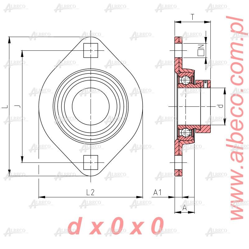 Albeco.com.pl - the best maintenance store - PCSLT20-XL INA - Housing units, sheet steel