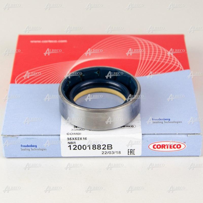 Albeco.com.pl - the best maintenance store - COMBI 35x52x16 CORTECO - Double lip seal