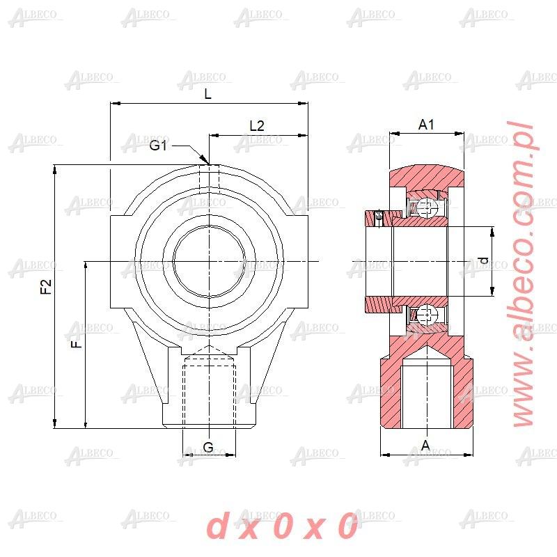 Albeco.com.pl - the best maintenance store - PHE20-XL INA - Cast iron bearing unit
