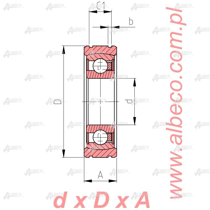 Albeco.com.pl - the best maintenance store - BE30-XL INA - Radial insert ball bearings with ...
