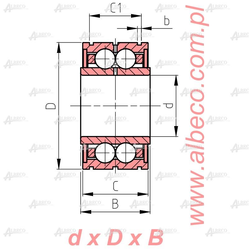 Albeco.com.pl - the best maintenance store - G5208-2RS-N INA - Double ...